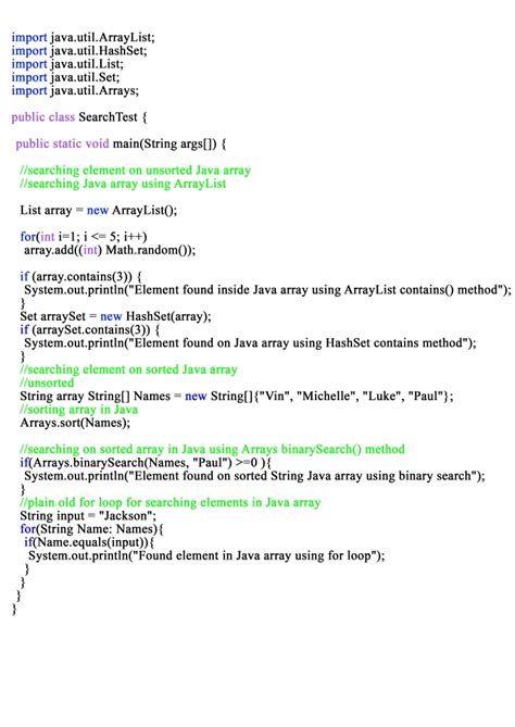 Ways To Search Java Array To Find Element Or Object Java Tutorials