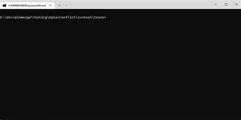 Command Line Problems With Svn · Winmerge Winmerge · Discussion 1503