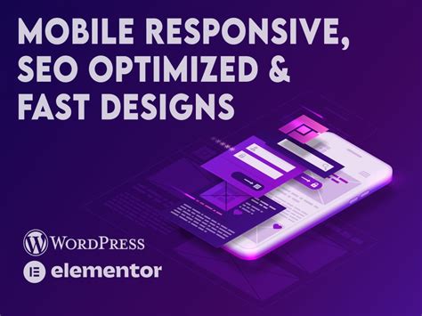 a professional responsive elementor website upwork