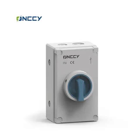 Ip66 Ip67 Dc Isolator Switch For Rooftop Solar Systems Dc Isolator