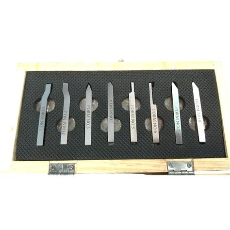 Buy Assorts Lathe Form Tool Set 8 Mm Square Shank Pack Of 8 Online At Best Prices