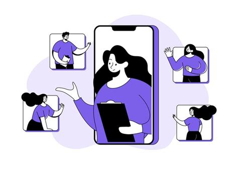 Premium Vector Woman Answering Customers Problems Online Customer