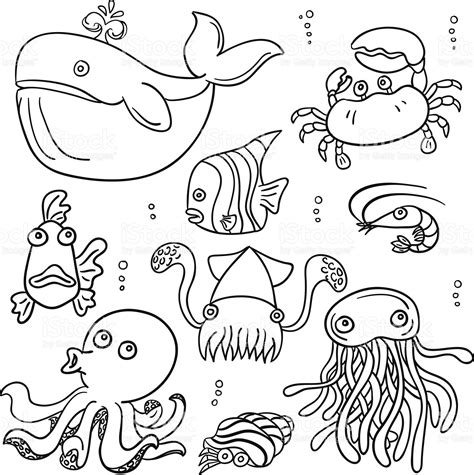 Easy Sea Creatures To Draw Mit Printable