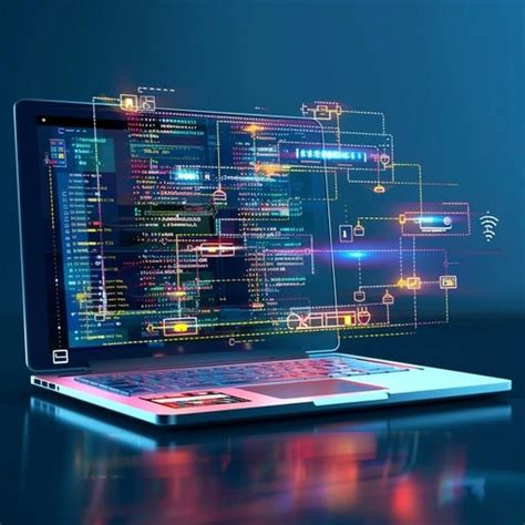 Free Coding Interface Display Photo Coding Technology Laptop