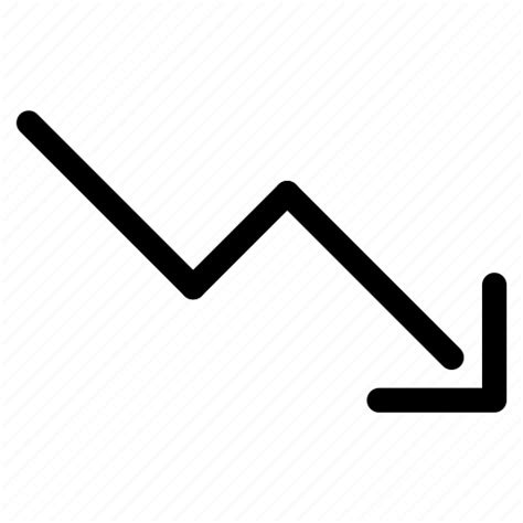 Decrease Down Fall Icon