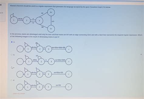 Kleenes Theorem Should Be Used To A Regular Studyx
