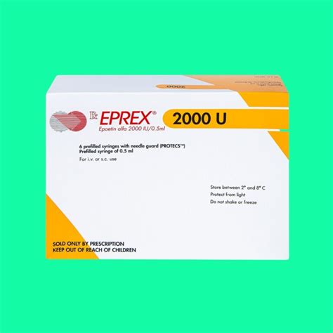 Thuốc Eprex 2000 Điều Trị Thiếu Máu Dược Sĩ Lưu Văn Hoàng