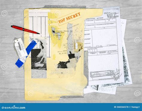 Top Secret Document Declassified Confidential Information Secret