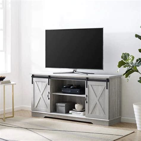 Walker Edison 58 Sliding Barn Door Tv Stand