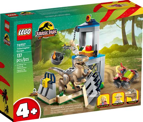 Brickfinder Lego Jurassic Park Velociraptor Escape 76957—01