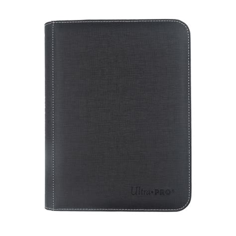 4 Pocket Toploader Zippered Premium Pro Binder Ultra Pro International