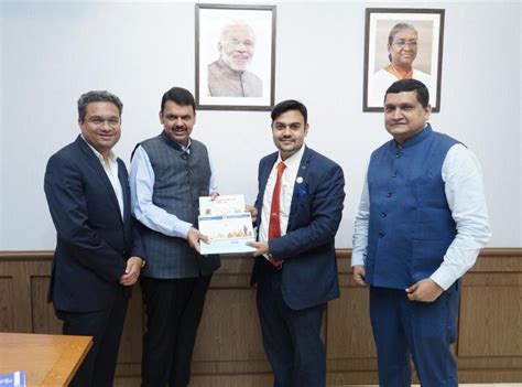 Yesterday Met The Dcm Maharastra Hon Devendras Ji Fadnavis To Invite