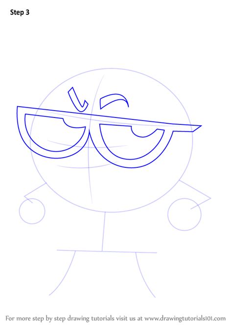How To Draw Dexter From Dexter S Laboratory Dexter S Laboratory Step By Step