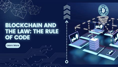 Blockchain And The Law The Rule Of Code By Ali Medium