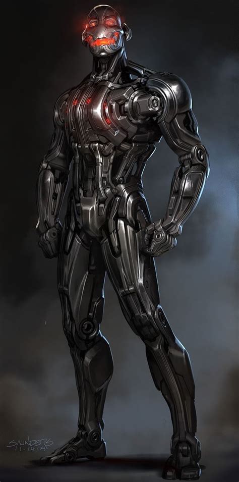 Ultron Concepts 2 By Phil Saunders Marvel Character Design Ultron