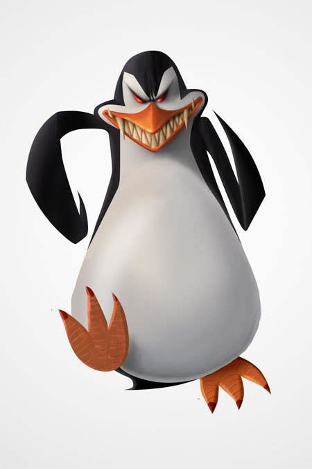 Evil Penguin Wallpaper