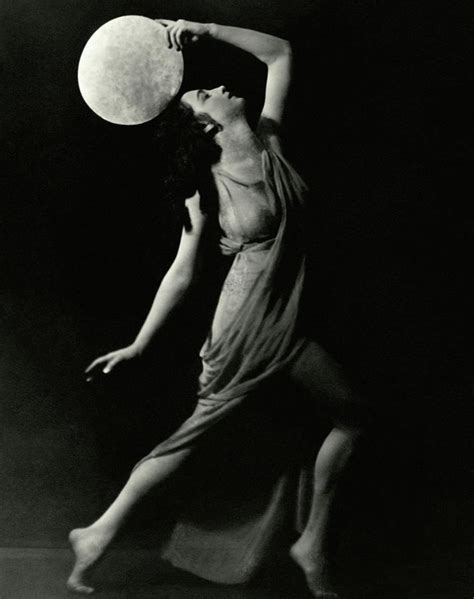 Marion Morgan Holding A Circle By Arnold Genthe