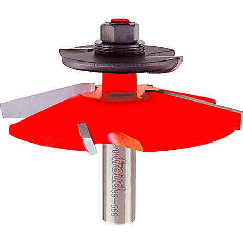 Freud Raised Panel Router Bit With Back Cutter Quadra Cut 316in Cutting Width Model 99 566 Freud Raised Panel Router Bit With Back Cutter Quadra Cut 316in Cutting Width Model 99 566