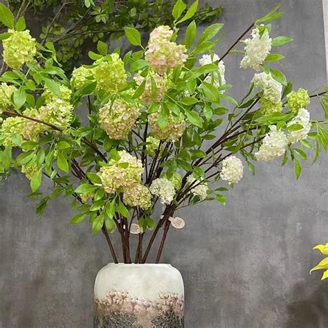 Artificial Wooden Hydrangea Branches