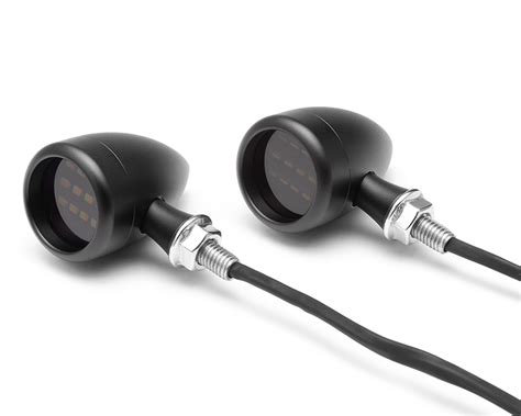 Led Turn Signals Drl Integrated Black Idicators Cooperb Motorcycles