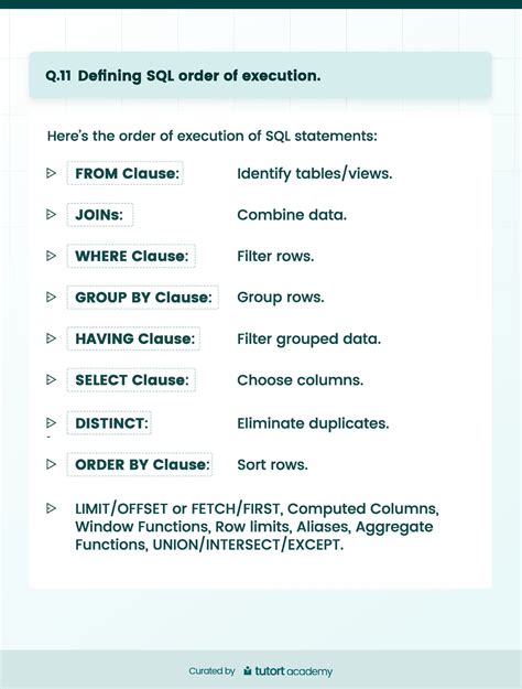 Top 25 Sql Interview Questions Connect 4 Programming