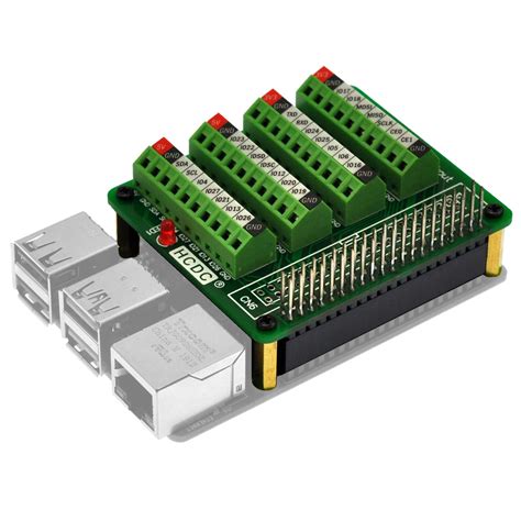 Rpi Gpio Terminal Block Breakout Board Hat For Raspberry Pi Artofit