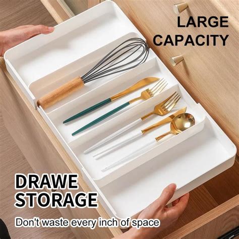 Tray Holder Silverware Modular Safe Dishwasher Drawer Space