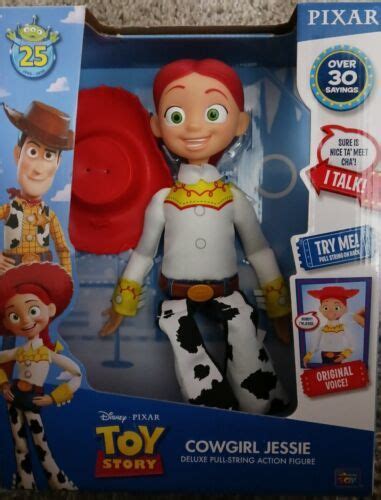 Toy Story 4 Disney Pixar Cowgirl Jessie Pull String Talking Figure 15in