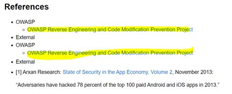 M8 Duplicate Links · Issue 15 · Owasp Project Mobile Top 10 · Github