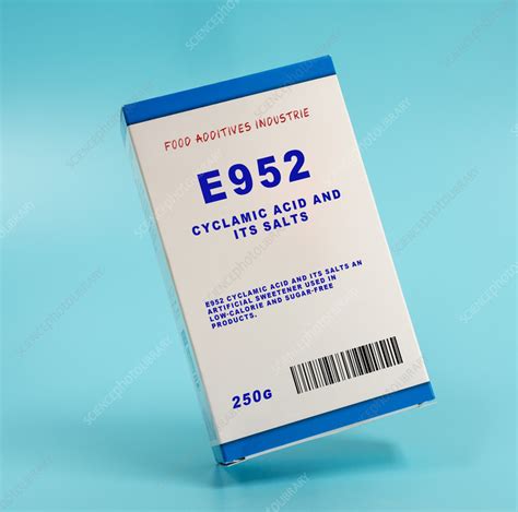 E952 Cyclamic Acid And Salts Stock Image F0446377 Science Photo