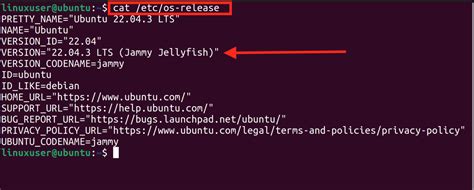 How To Check Os Version From Linuxubuntu Terminal Linux Genie