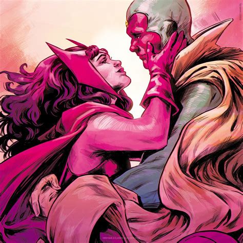 Wanda And Vision Scarlet Witch Scarlet Witch Comic Scarlet Witch Marvel