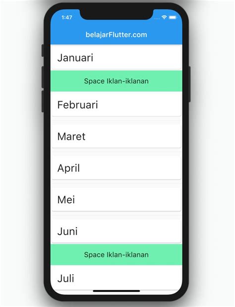 Flutter Widget Cara Menggunakan Listview Pada Flutter 7 Flutter