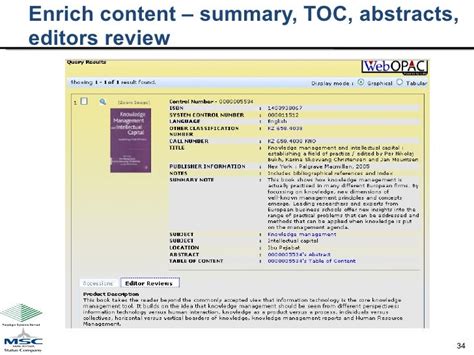 Metadata Library Catalog