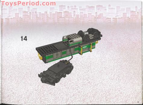 Lego 4512 Cargo Train Instructions And Parts List