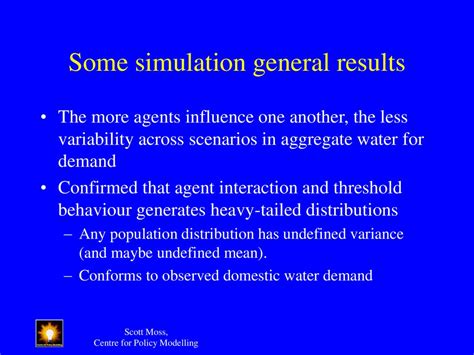 agent based modelling and scenario analysis in the policy process ppt