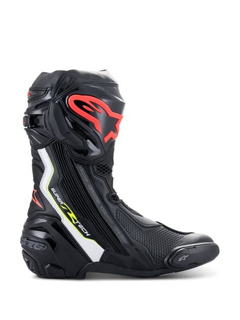 Supertech R Black Motorcycle Boots Alpinestars®