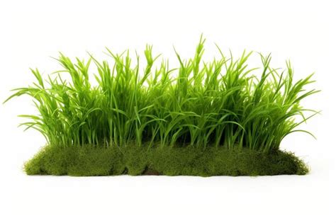 Premium Photo Fern And Grass Isolated On White Background