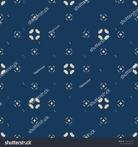 Vector Floral Minimalist Seamless Pattern Simple Stock Vector Royalty