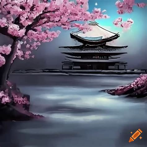 Famous Japanese Art Cherry Blossoms