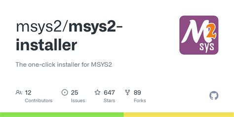 Issues Msys Msys Installer GitHub