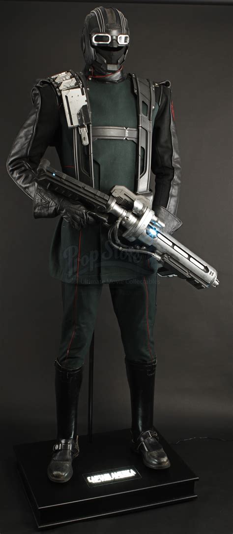 Full Hydra Soldier Display And Rifle Prop Store Ultimate Movie