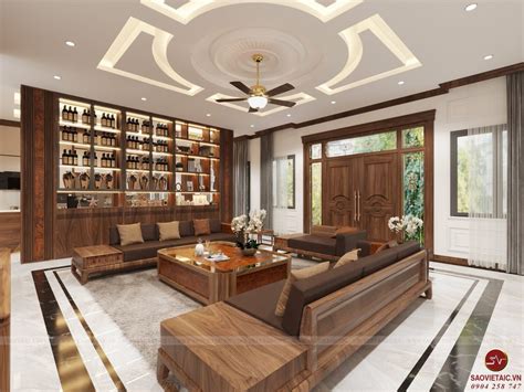 Dự án Thiết Kế Thi Công Biệt Thự Nhà Vườn Gỗ óc Chó Sang Trọng Hiện đại