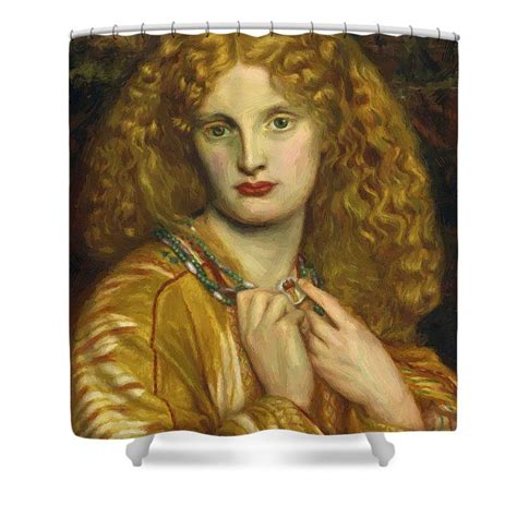 New Artwork For Sale Helen Of Troy 1863 Shower Curtain By Rossetti