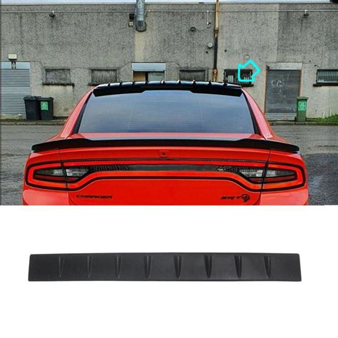 Ninte For 2011 2022 Dodge Charger Roof Spoiler Shark Fin Style Wing