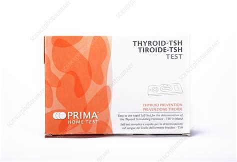 Thyroid Function Home Test Kit Stock Image C0246512 Science