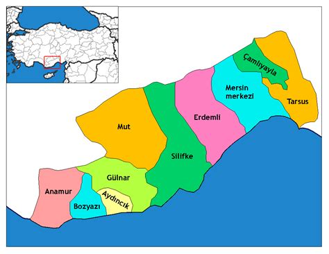 Mersin Map