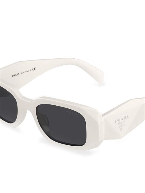 Mens Prada Sunglasses White Frame At Luis Silva Blog