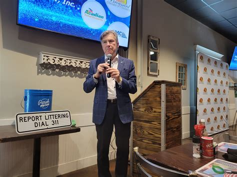 Stuller Speaks At Chamber Luncheon Broussard And Youngsville La Area News By Local News Media