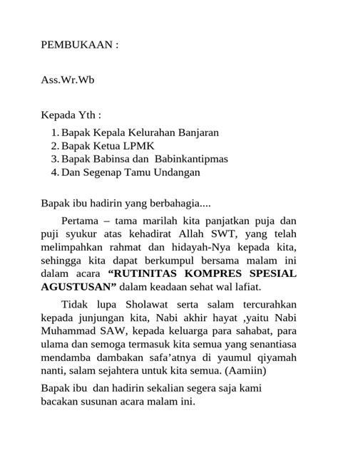 Acara Agustusan Pdf